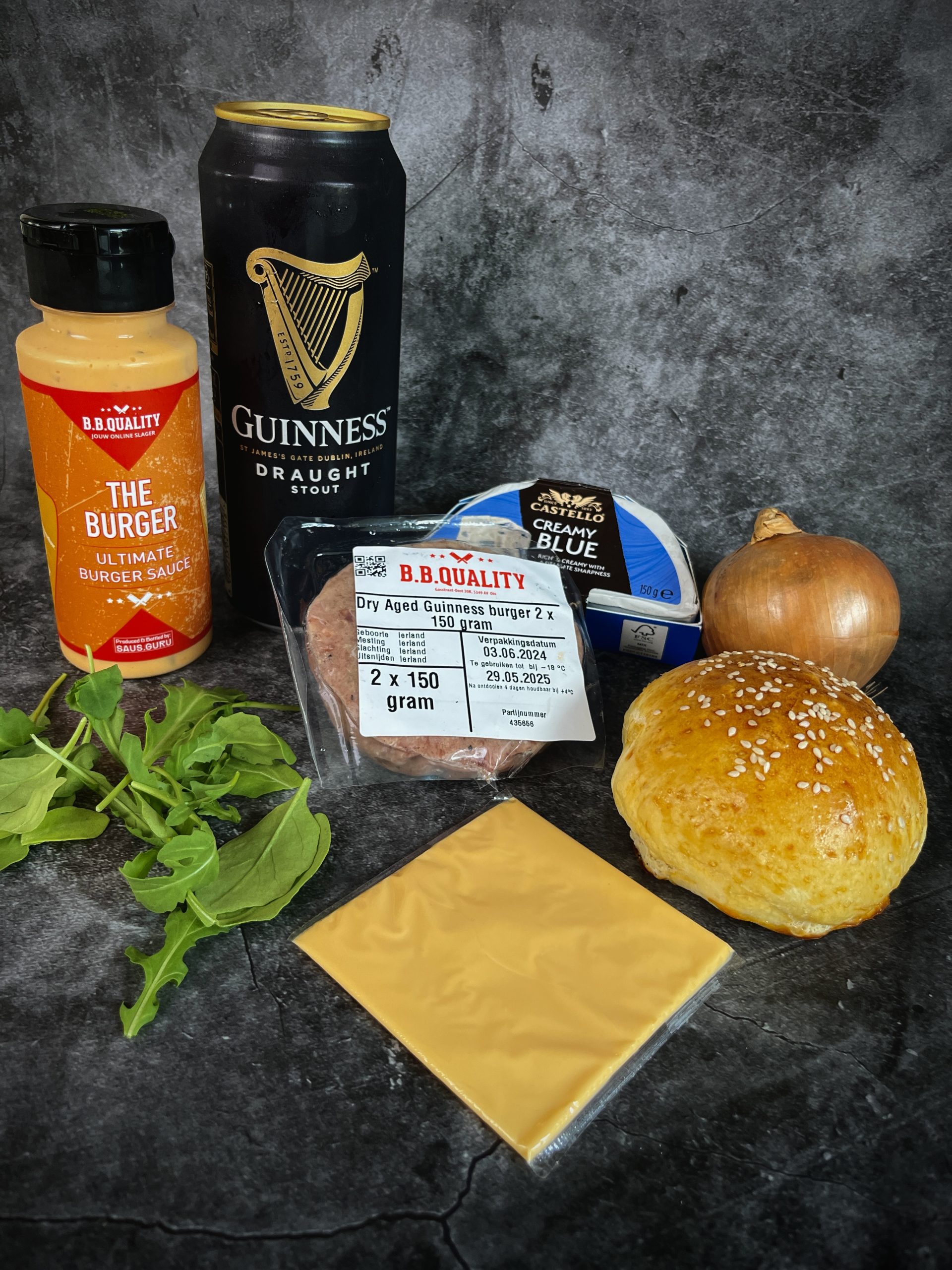 Guinness burger - The Grilling Bastard