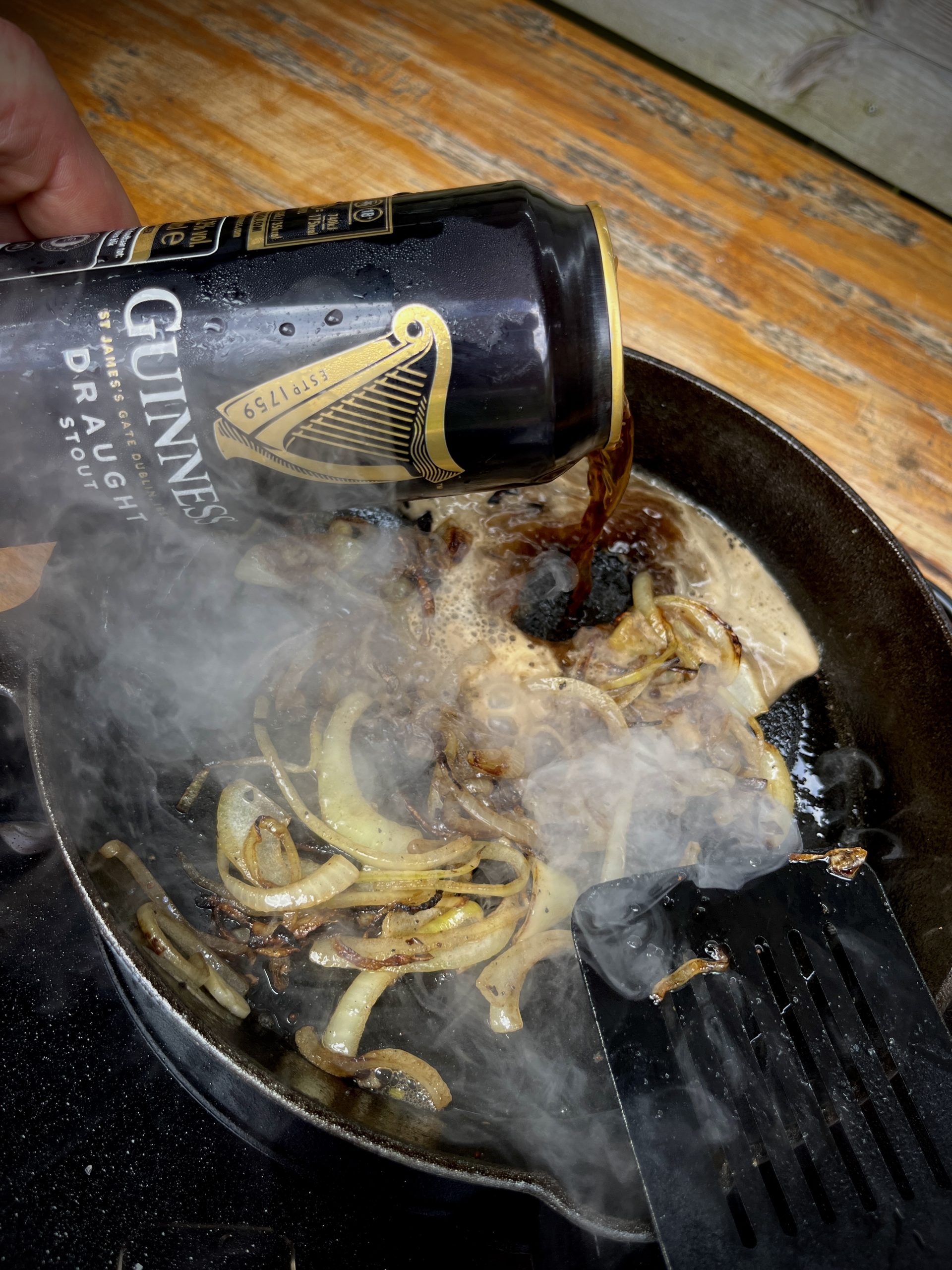 Guinness burger - The Grilling Bastard