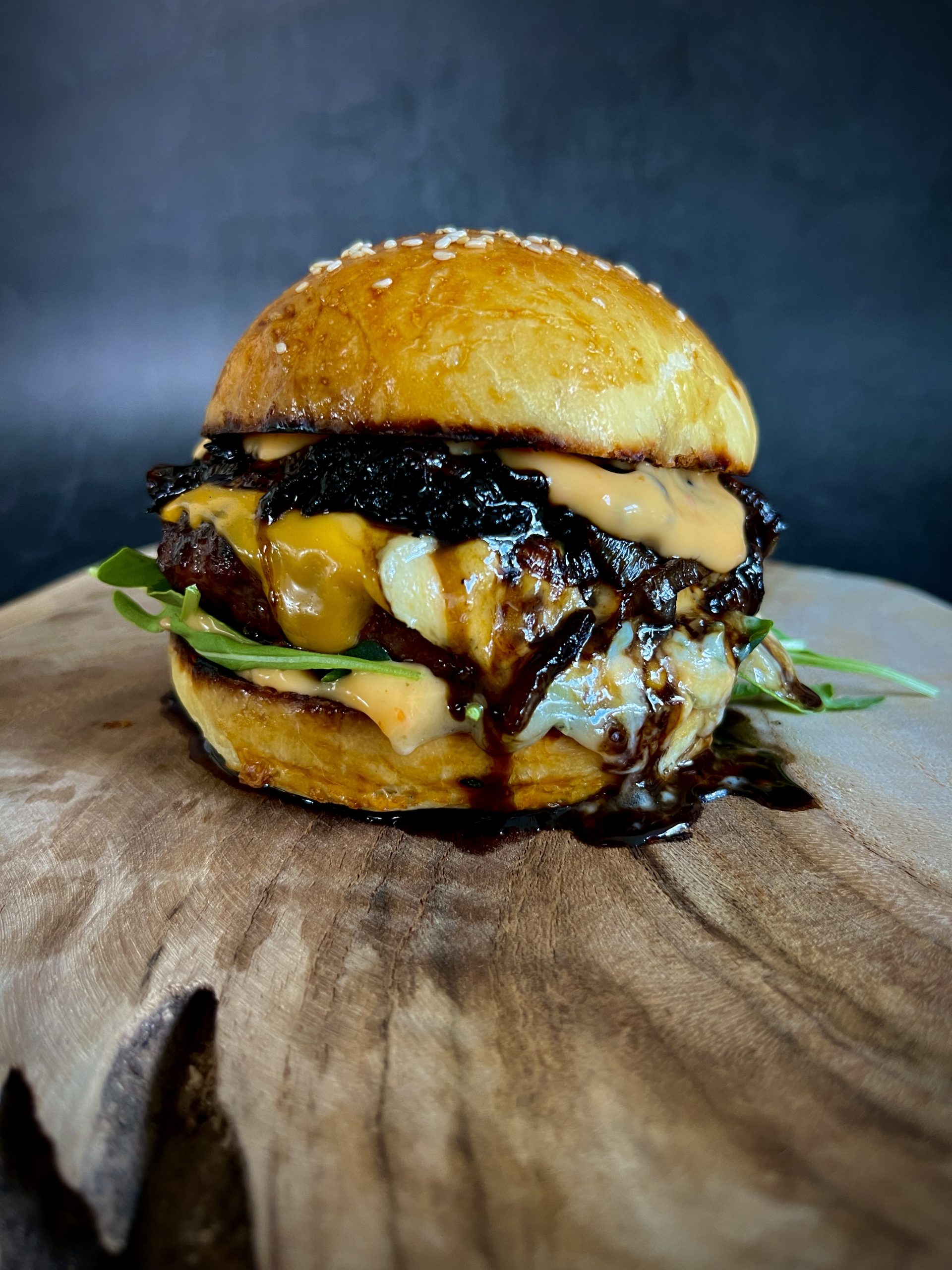 Guinness burger - The Grilling Bastard